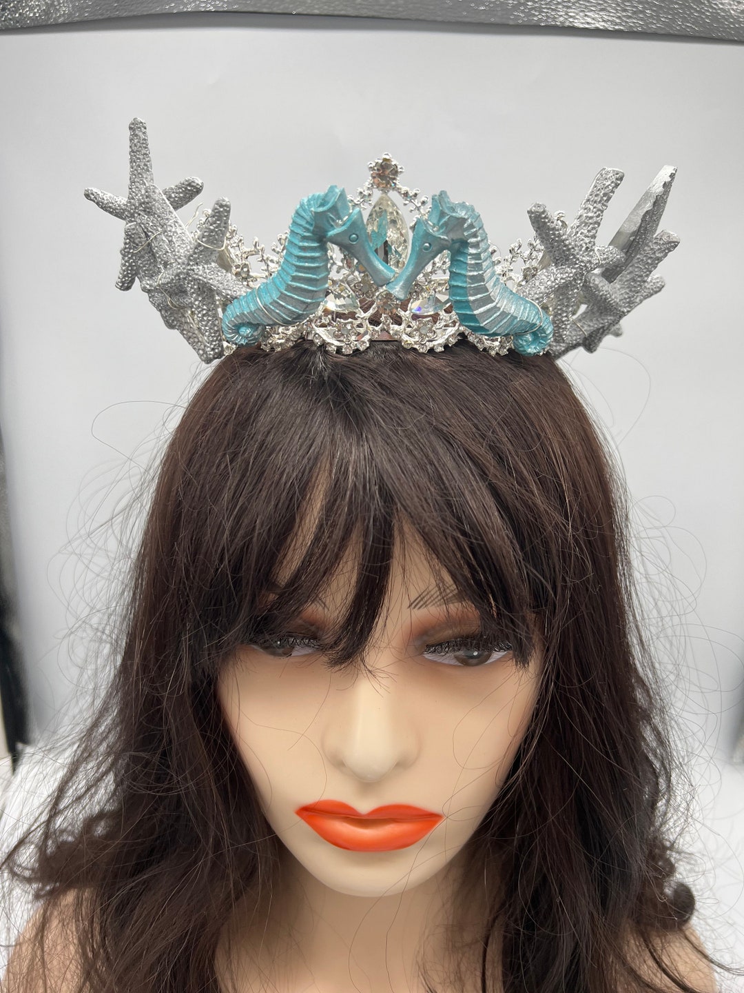 Mermaid Headpiece. Water Fairy Queen. Siren Queen. Sea Witch. - Etsy
