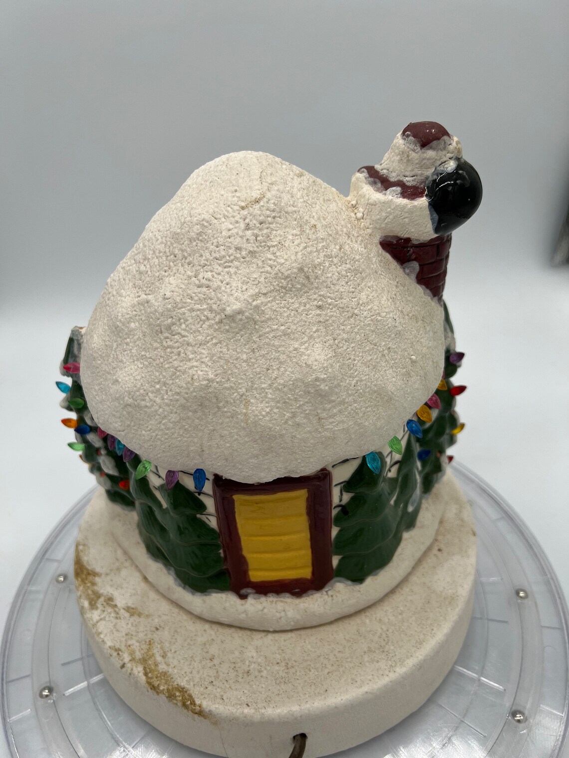 Vintage Christmas Dome Shaped Snow Village House Christmas - Etsy