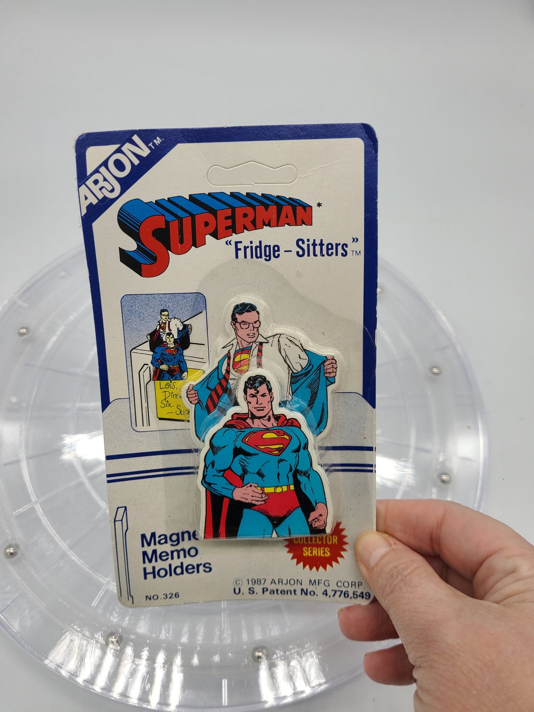 1987 Arjon Superman Fridge Sitters Refrigerator Magnets Mint in Pack ...