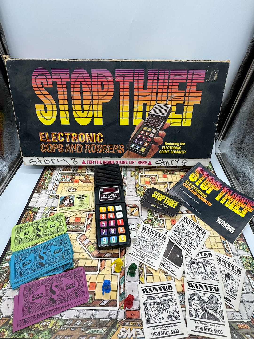 1979 Parker Brothers Stop Thief Electronic Cops and Robbers Game ...