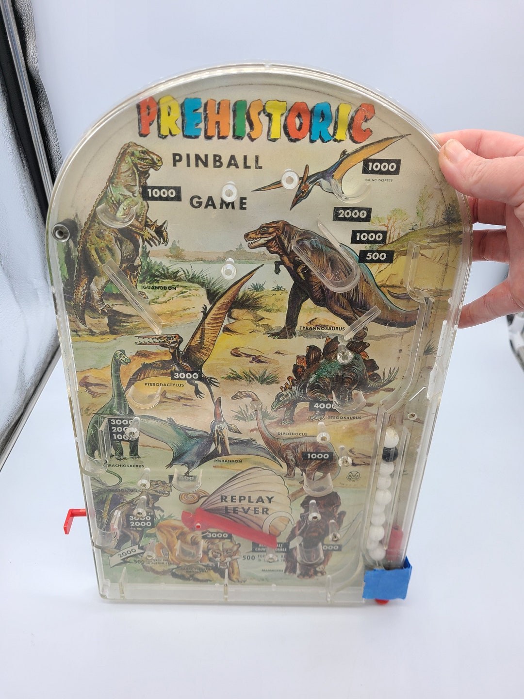 Vintage Marx Prehistoric Pinball Game. Made in the USA. - Etsy