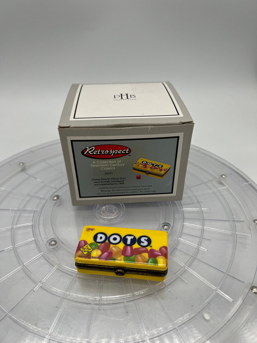 Dots Gummy Candy Porcelain Hinged Box PHB With 4 Gum Drop Trinket! - Etsy
