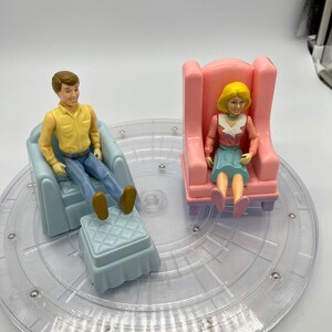 1990s Playskool Dollhouse Chair and Ottoman - Etsy