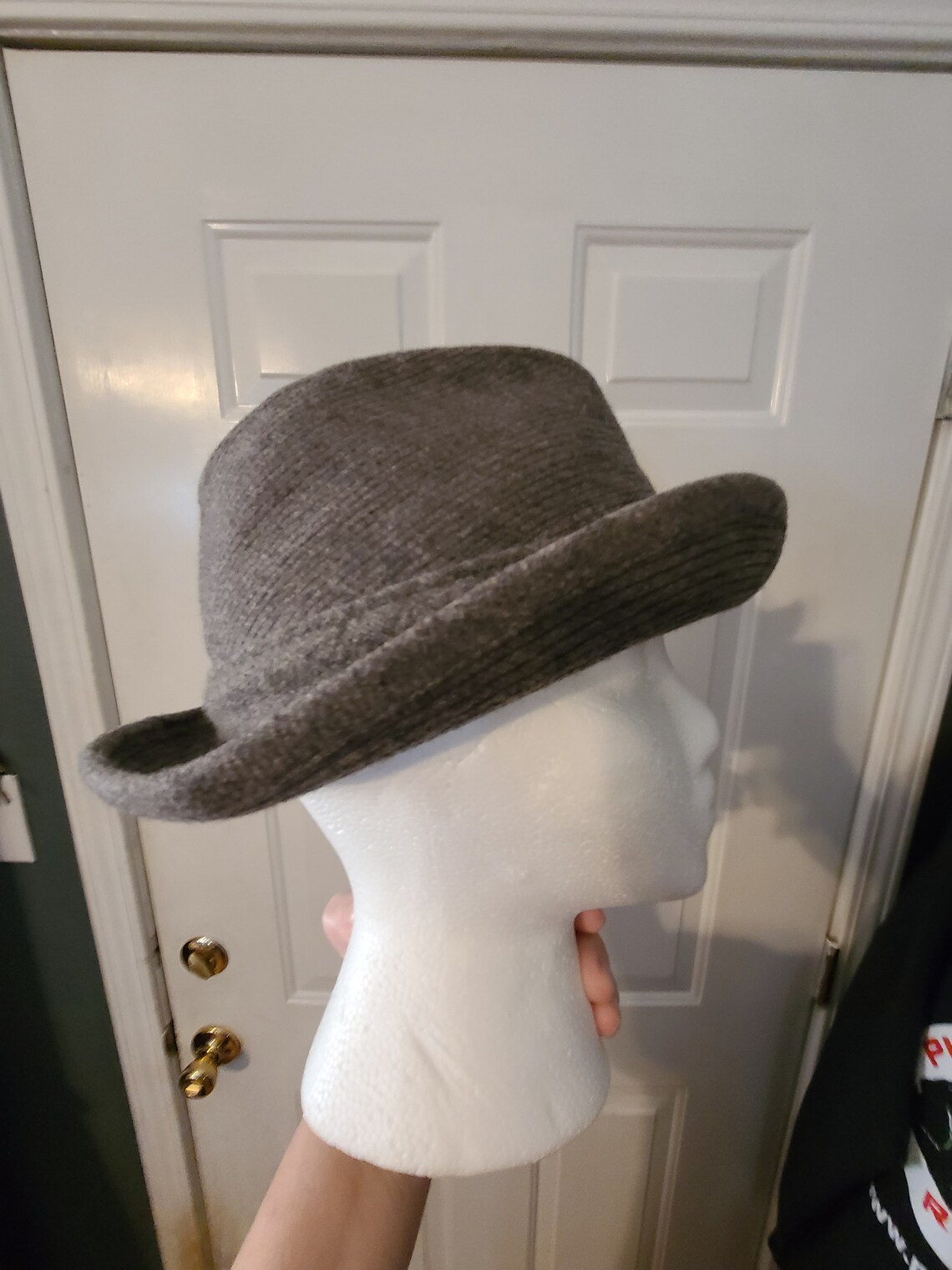 Vintage Dobbs Grey Snap-Back Fedora | Etsy