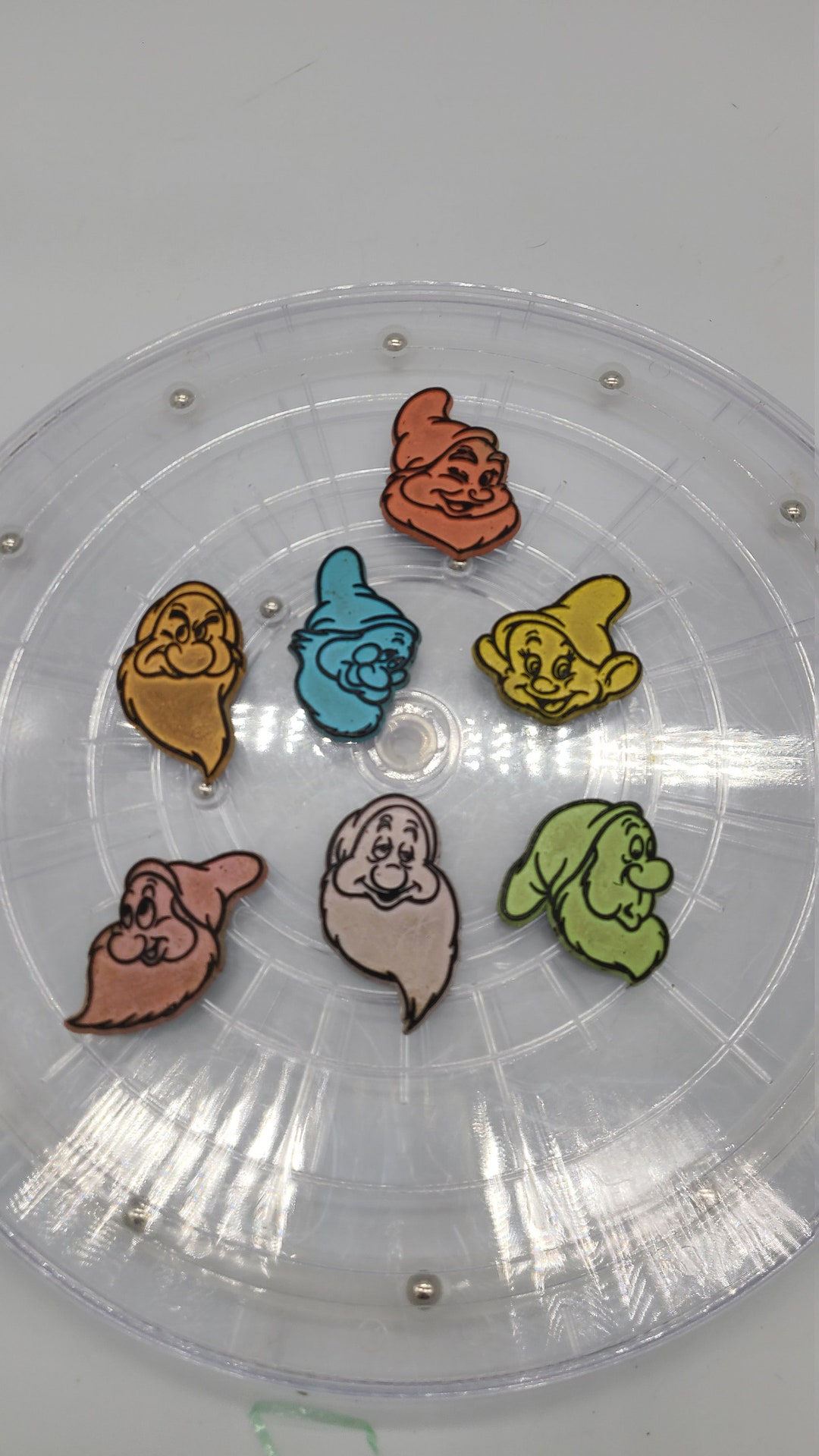 Vintage Disney Snow White Seven Dwarfs Refrigerator Magnets. Sold ...