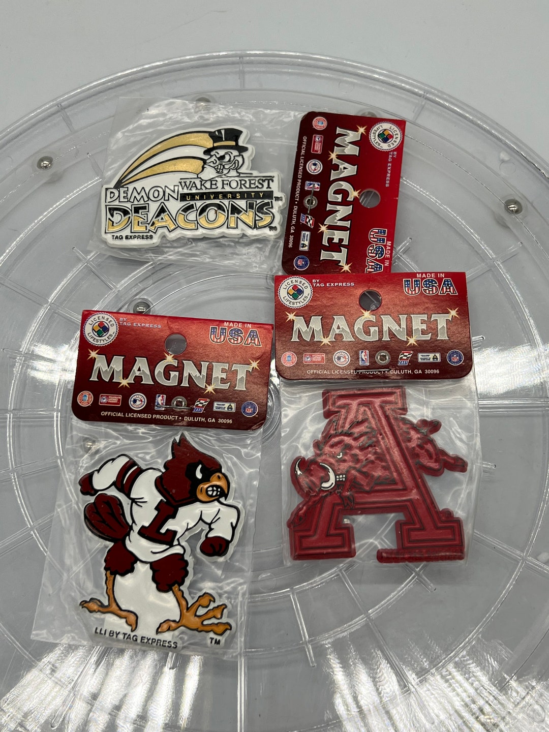 Vintage College Football Magnets Wake Forest University Deacons ...