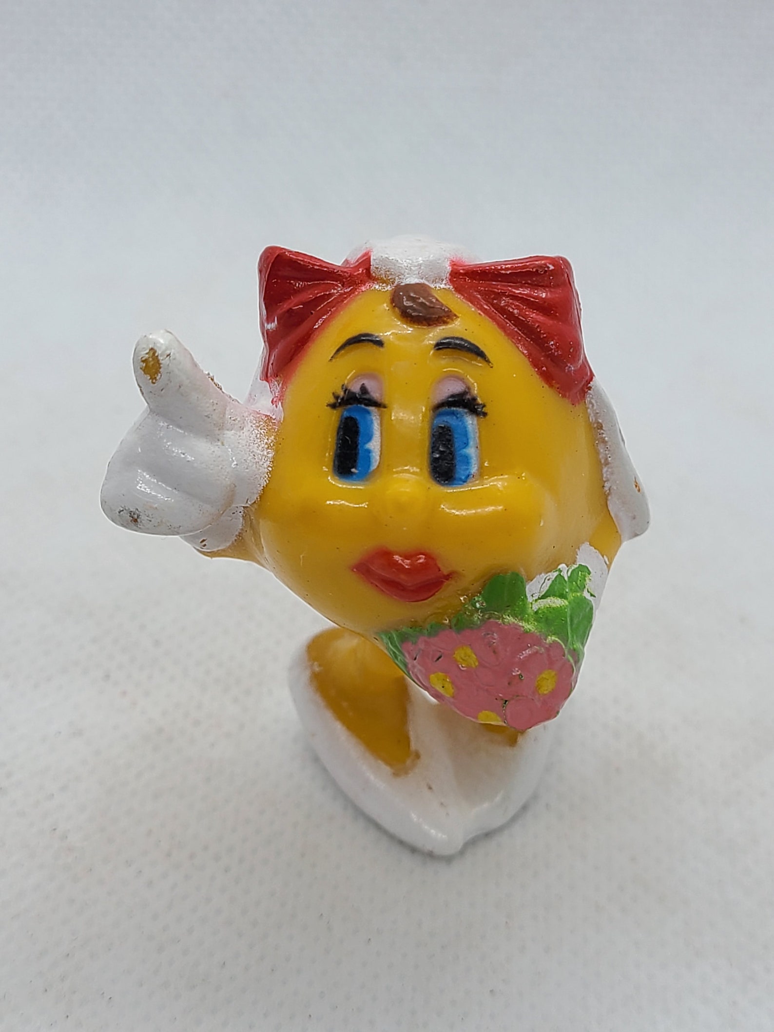 Vintagrle 1980s Wedding Mrs.pacman PVC Toy. - Etsy