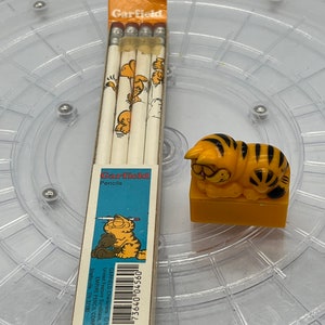 Vintage Garfield Pencils New in Pack. Pack of 4 Plus Garfield Pencil ...