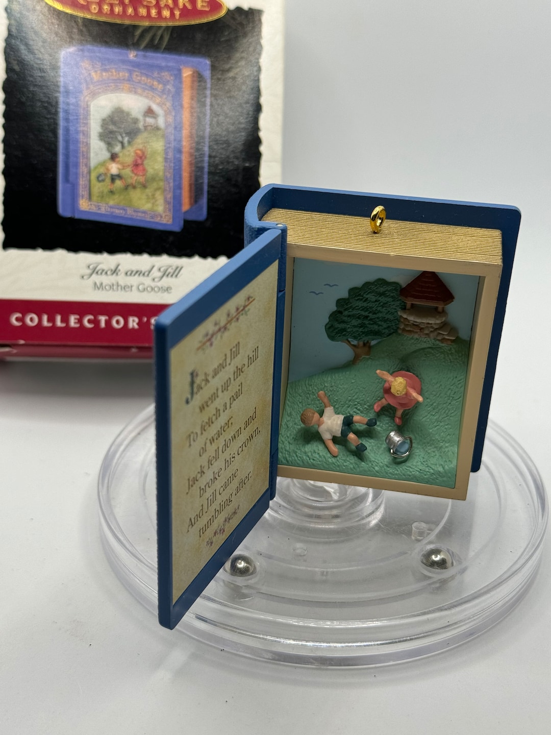 1995 Hallmark Keepsake Mother Goose Nursery Rhymes Jack and Jill ...