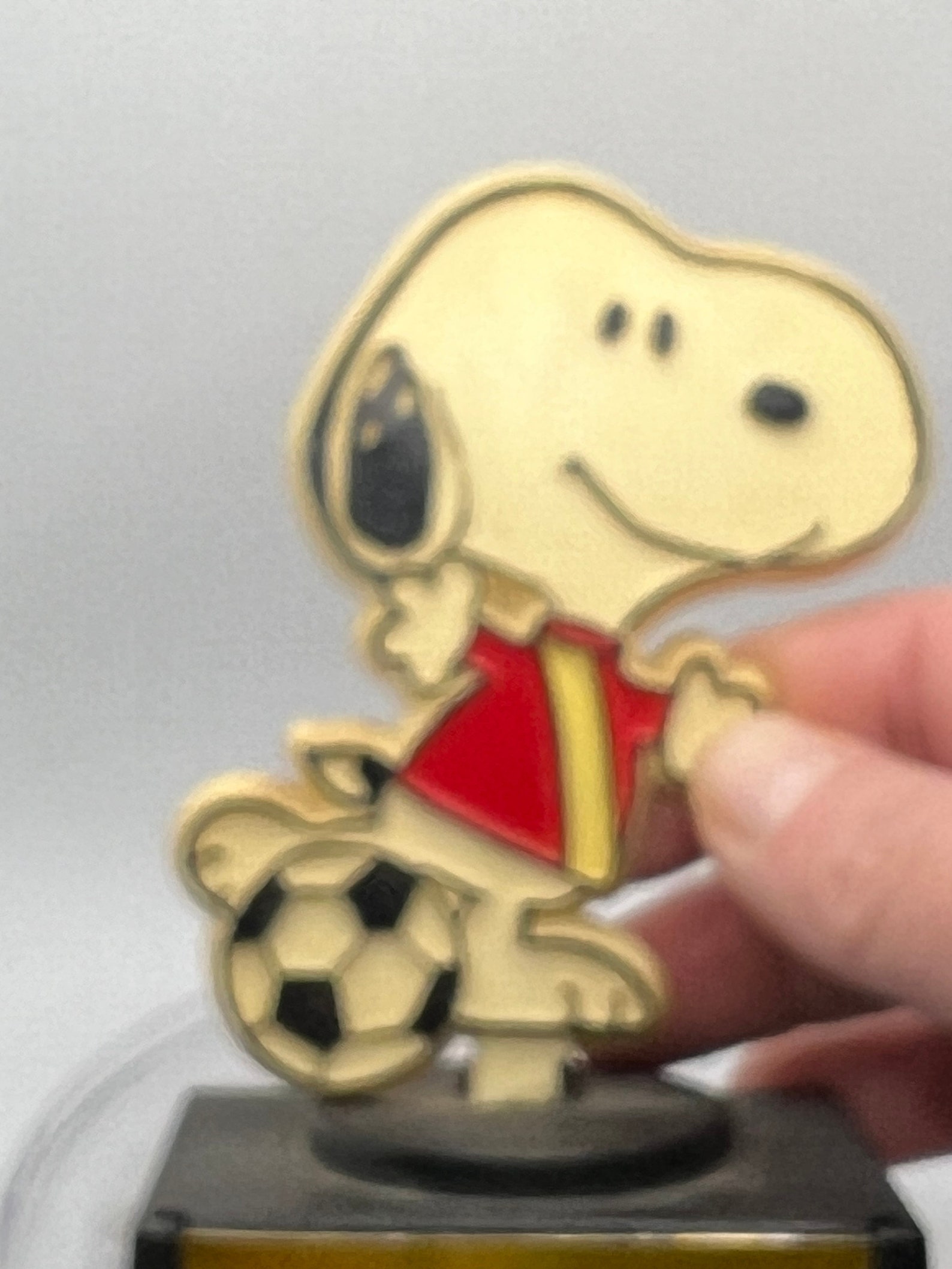 1970’s Aviva Peanuts Snoopy Soccer Trophy “world’s Greatest Soccer ...