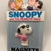 Vintage Peanuts Snoopy Cool Joe Refrigerator Magnet Mint in Pack. - Etsy