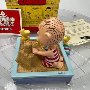 2000 Ceramic Peanuts Hallmark Cards Peanut Gallery King of the Sandbox ...