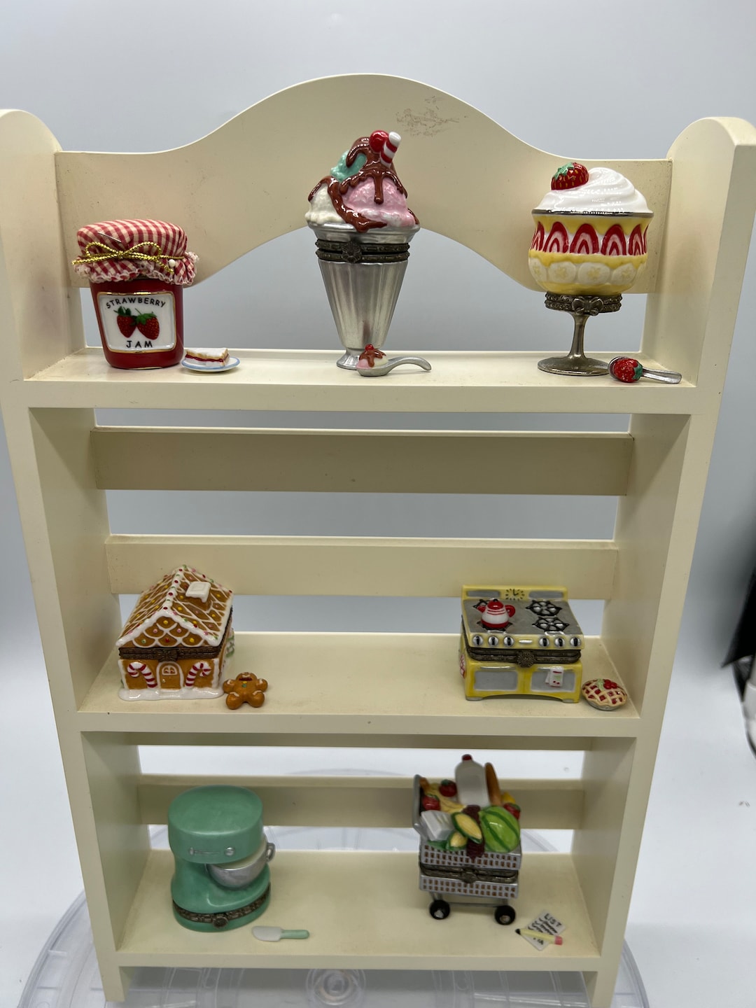 PHB Porcelain Hinged Trinket Box: Strawberry Jam, Ice Cream Sundae ...