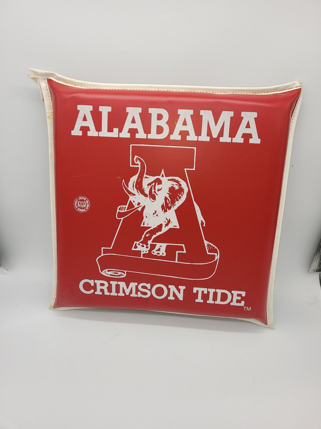 Vintage University of Alabama Vinyl Cushion. - Etsy