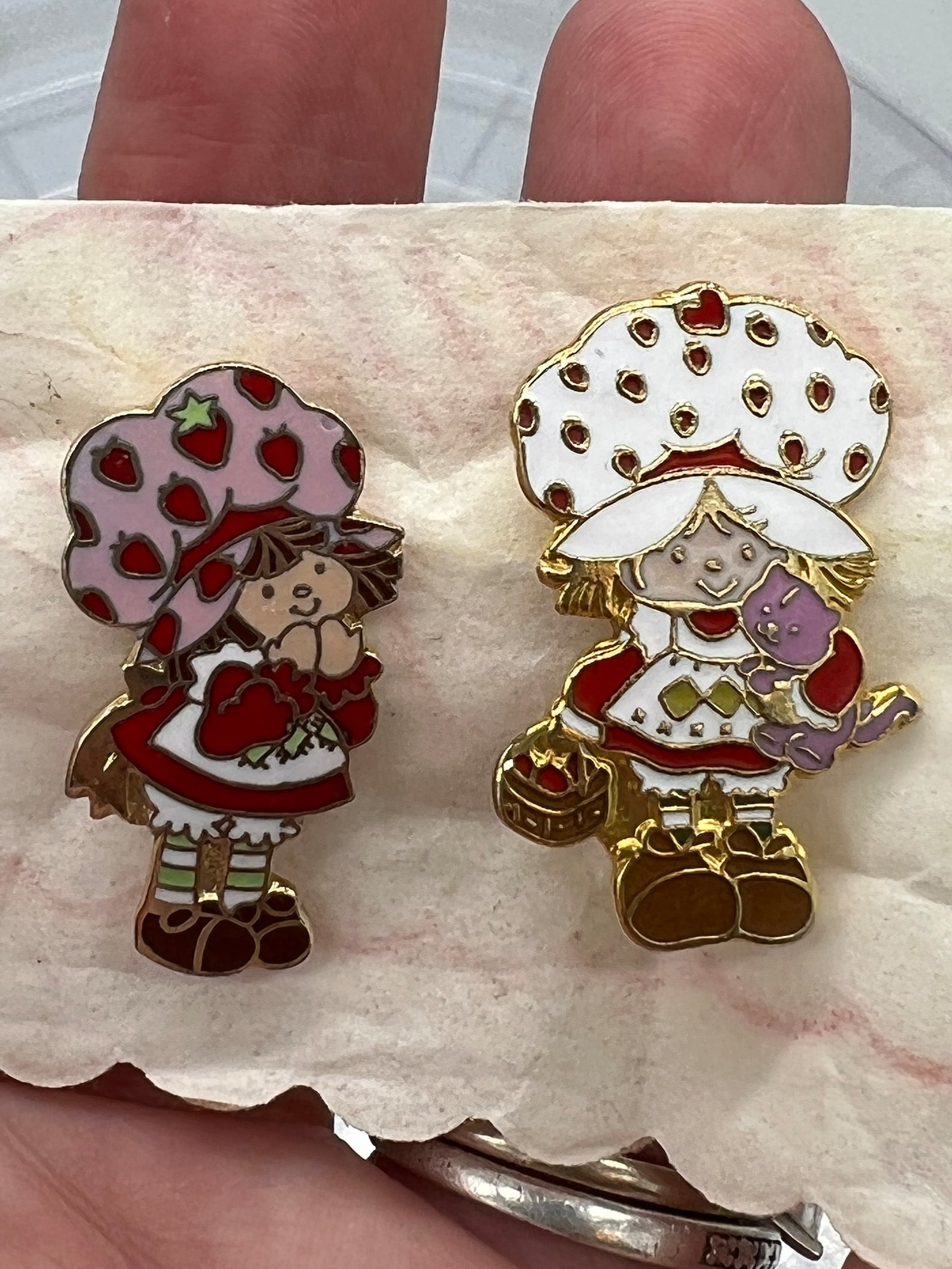1980s Strawberry Shortcake Enamel Pins. Sold Separately - Etsy