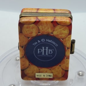 Ritz Crackers Nabisco PHB Collection Porcelain Hinged Box With Cracker ...