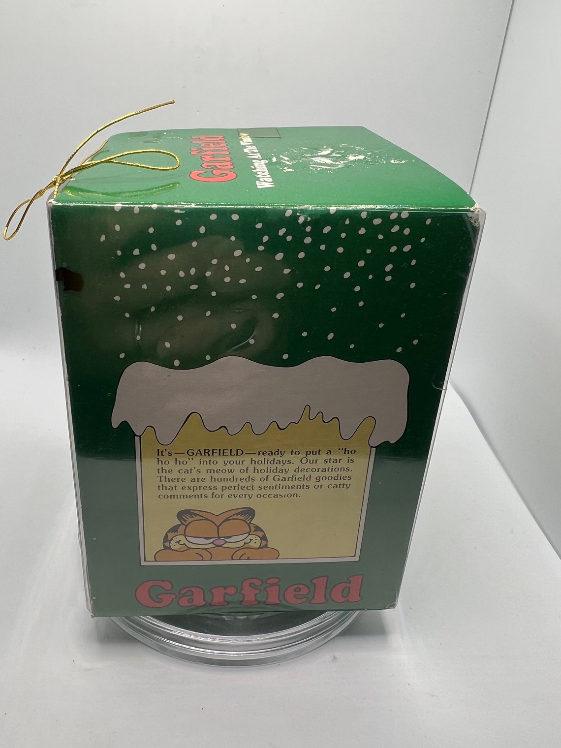 1978 Enesco Garfield “watching at the Window” Christmas Ornament. - Etsy