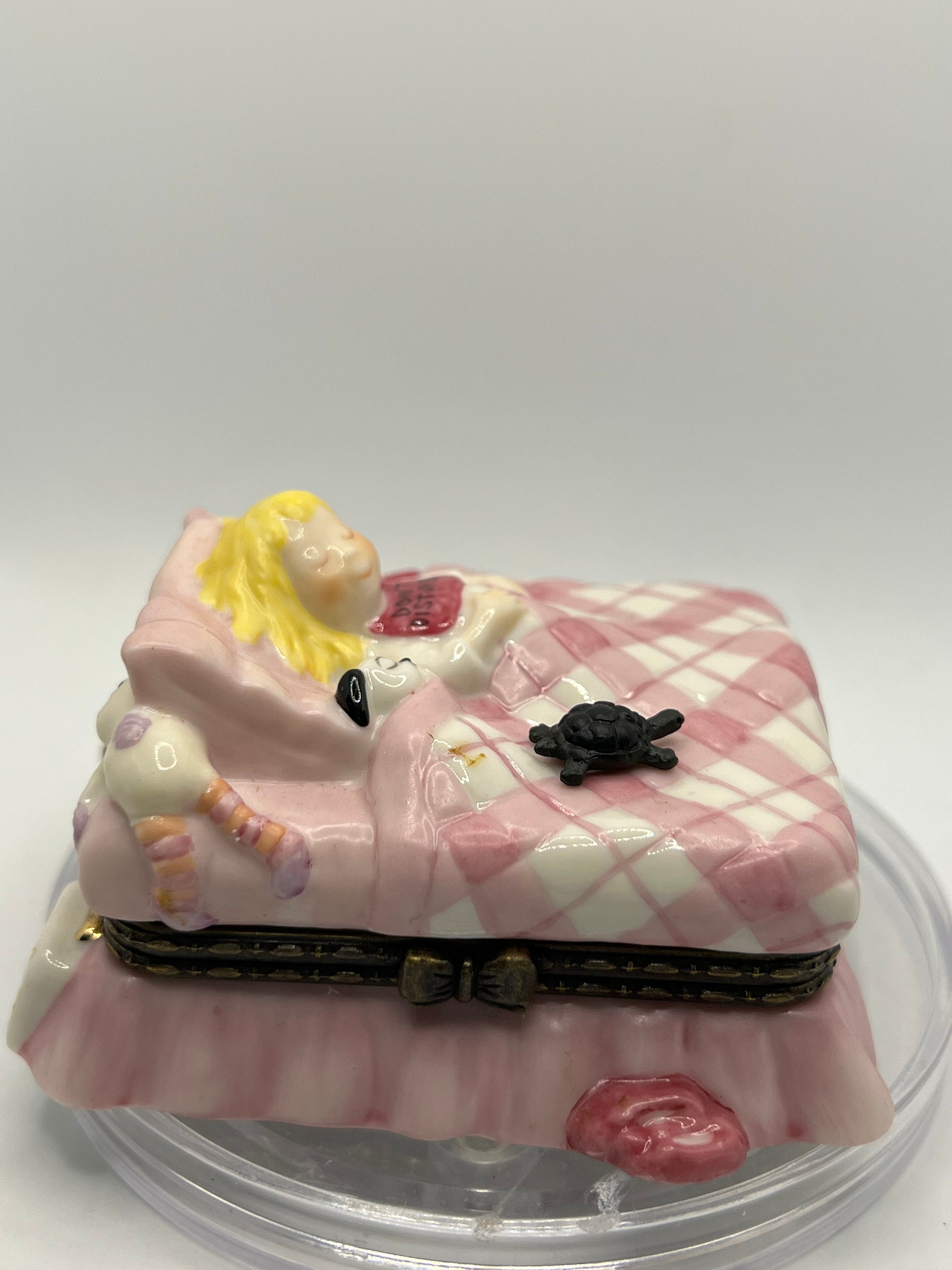 2000 Madame Alexander Eloise Porcelain Hinged Box With Turtle Trinket ...