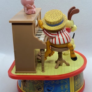 Vintage 1980s Garfield Jim Davis "the Entertainer" Music Box. - Etsy