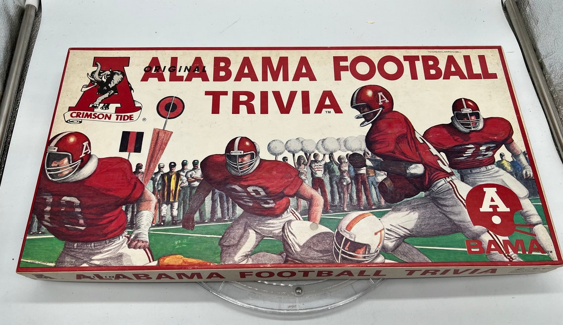 1985 Alabama Football Trivia Board Game. - Etsy