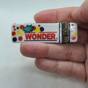 1999 Wonder Bread Porcelain Hinged Box With Sandwich Trinket. - Etsy