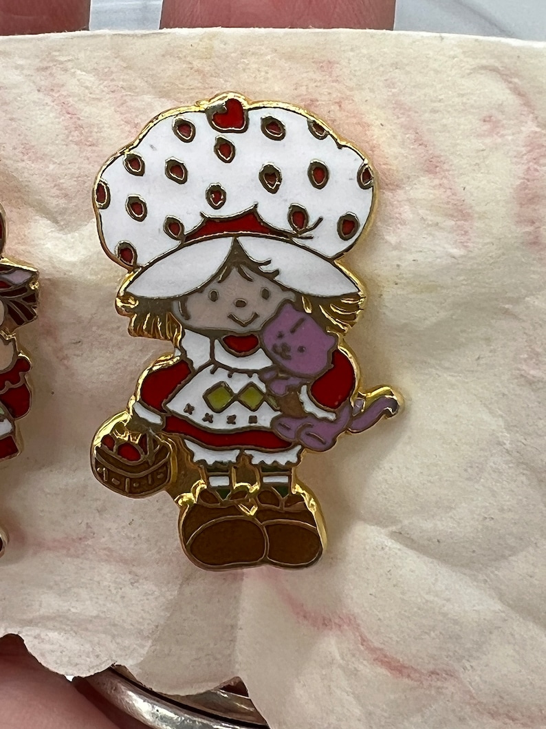 1980s Strawberry Shortcake Enamel Pins. Sold Separately - Etsy