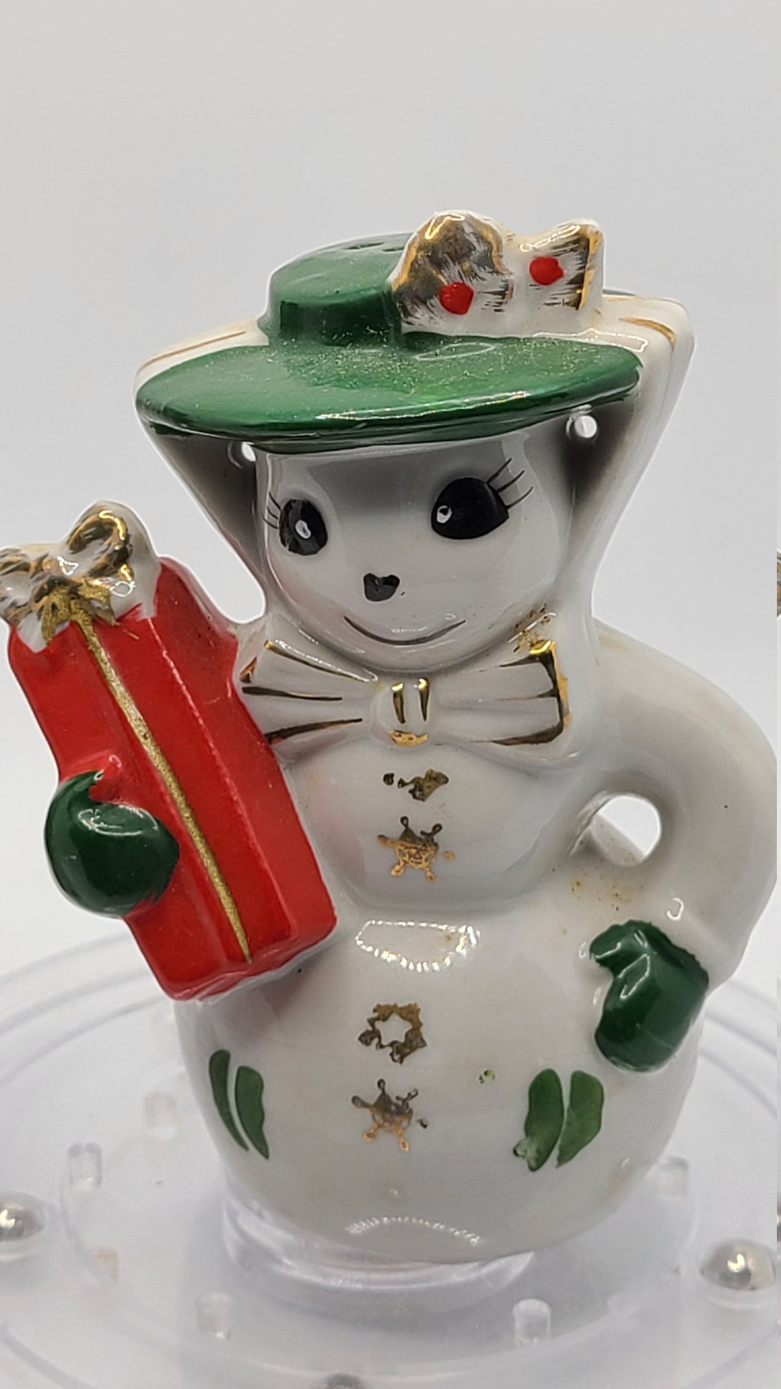 Vintage Anthropomorphic Snowman and Snowwoman Salt and Pepper - Etsy