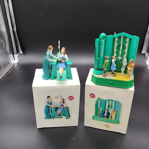 Vintage Hallmark Keepsake Wizard of Oz Christmas Ornaments. Enerald ...