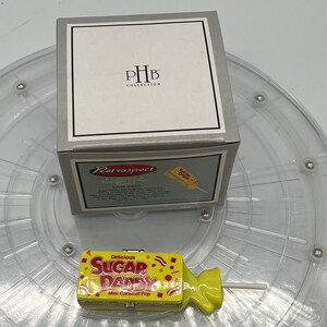 Retrospect Sugar Daddy Lollipop PHB Porcelain Hinged Trinket Box With ...