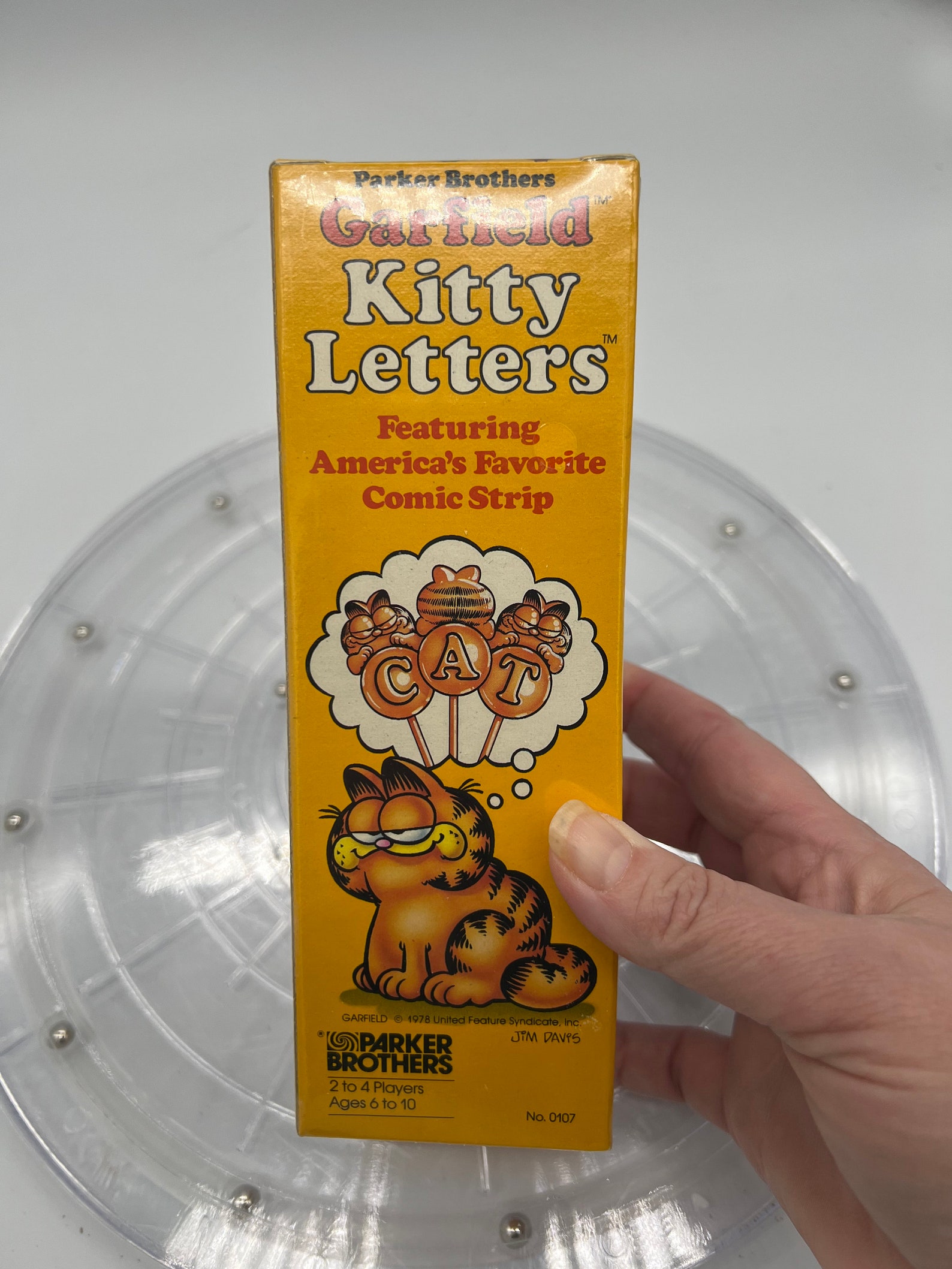 Parker Brothers Garfield Kitty Letters Game. | Etsy