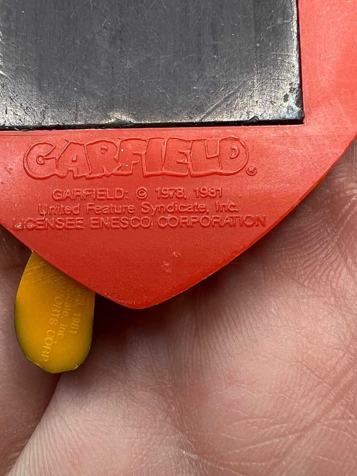 1980s Rare Garfield Valentine Themed Refrigerator Magnet | Etsy