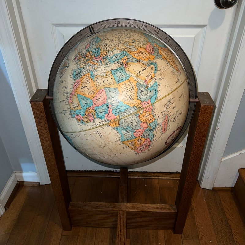 World Globes With Stand - Etsy