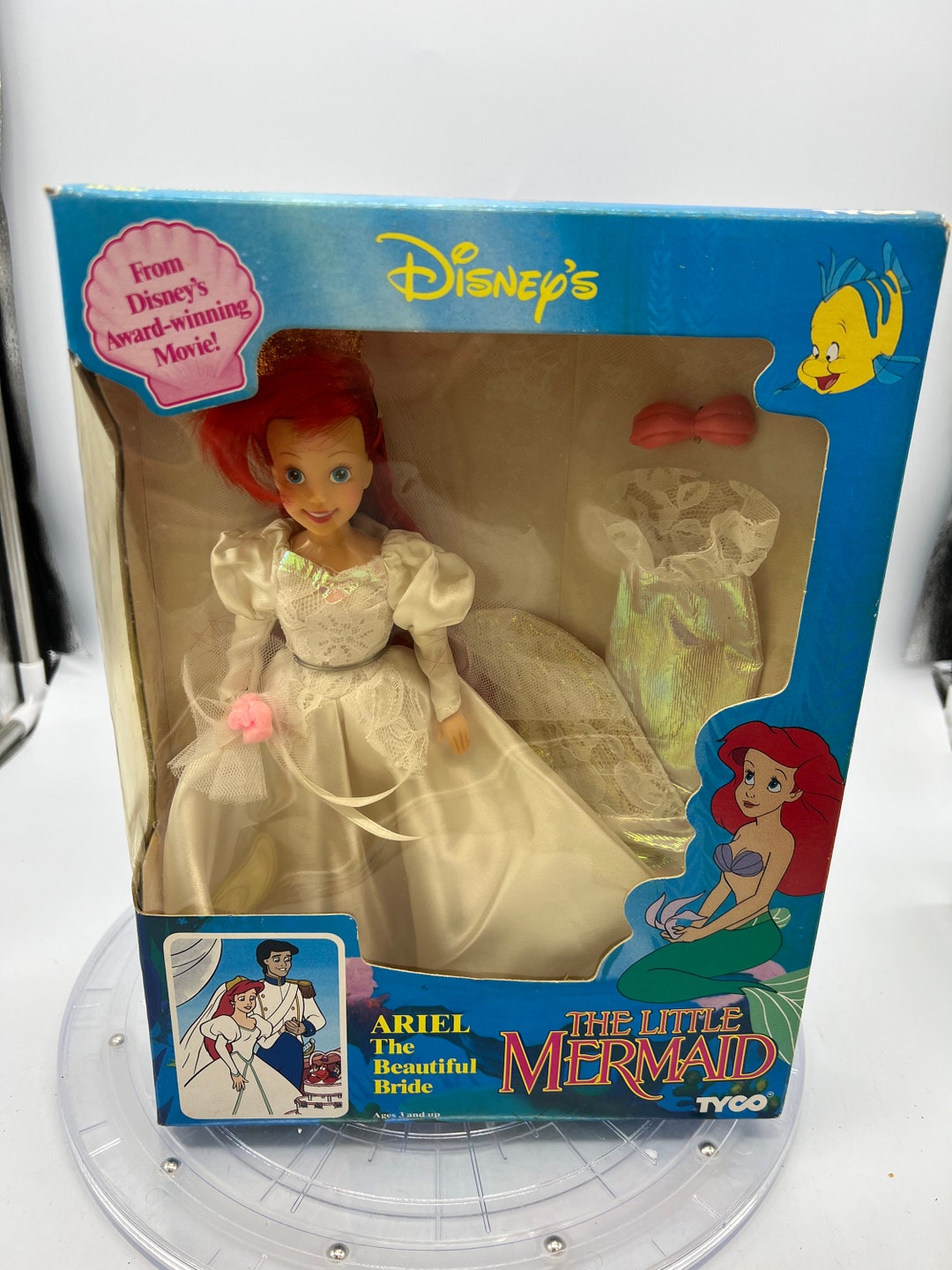 Vintage 1990s Tyco Disney the Little Mermaid Doll. Ariel the Beautiful ...