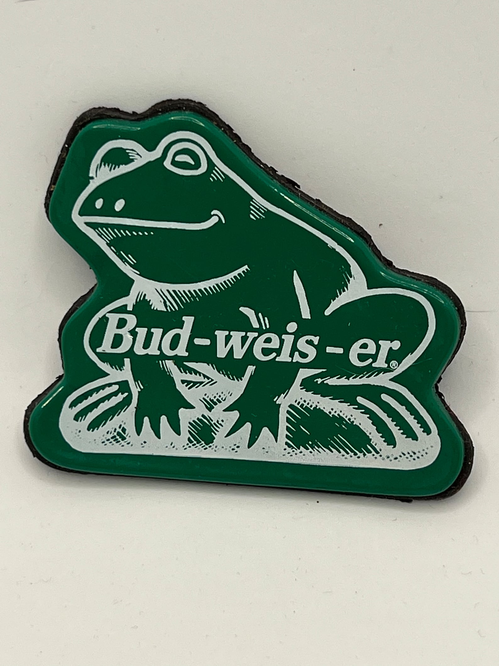 1995 Frog Budweiser Beer Advertising “bud-weis-er” Refrigerator Magnet ...