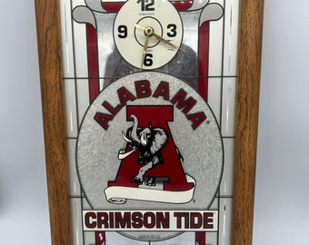 Alabama Crimson Tide Clock - Etsy