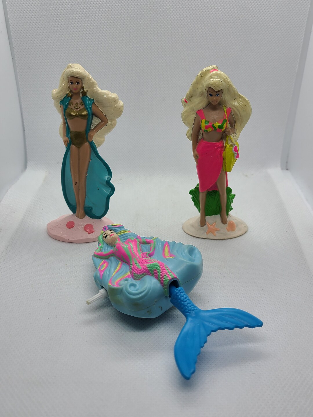 Mcdonald's Barbie & the Mermaid From Hook the Movie Toys From the 90's ...