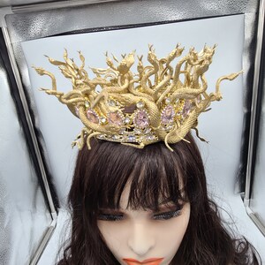 Medusa Crown Headpiece. Gorgon Headpiece. Cosplay. - Etsy