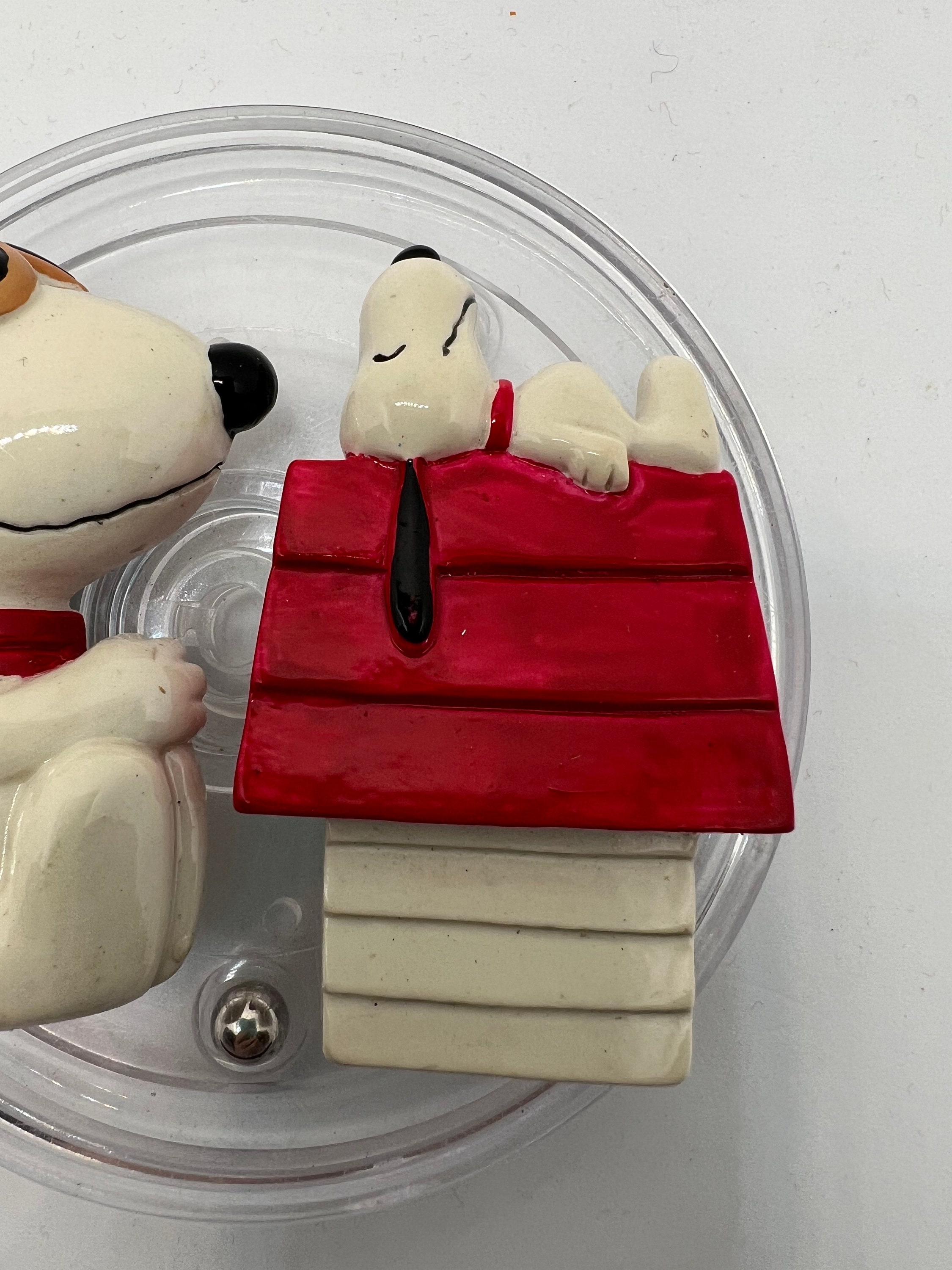 Vintage Peanuts Snoopy Pilot and Snoopy on Doghouse Refrigerator ...