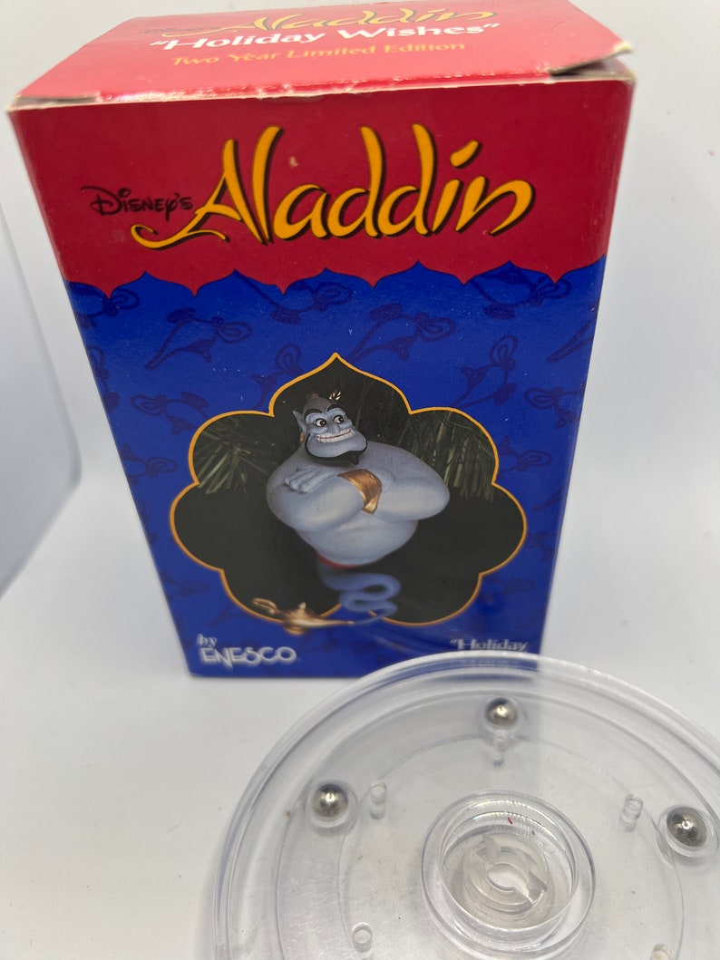 Vintage Enesco Disney’s Aladdin Genie “holiday Wishes” Christmas ...