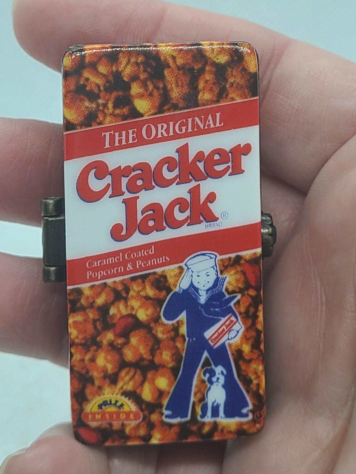 Vintage Cracker Jacks Porcelain Hinged Box With Whistle | Etsy