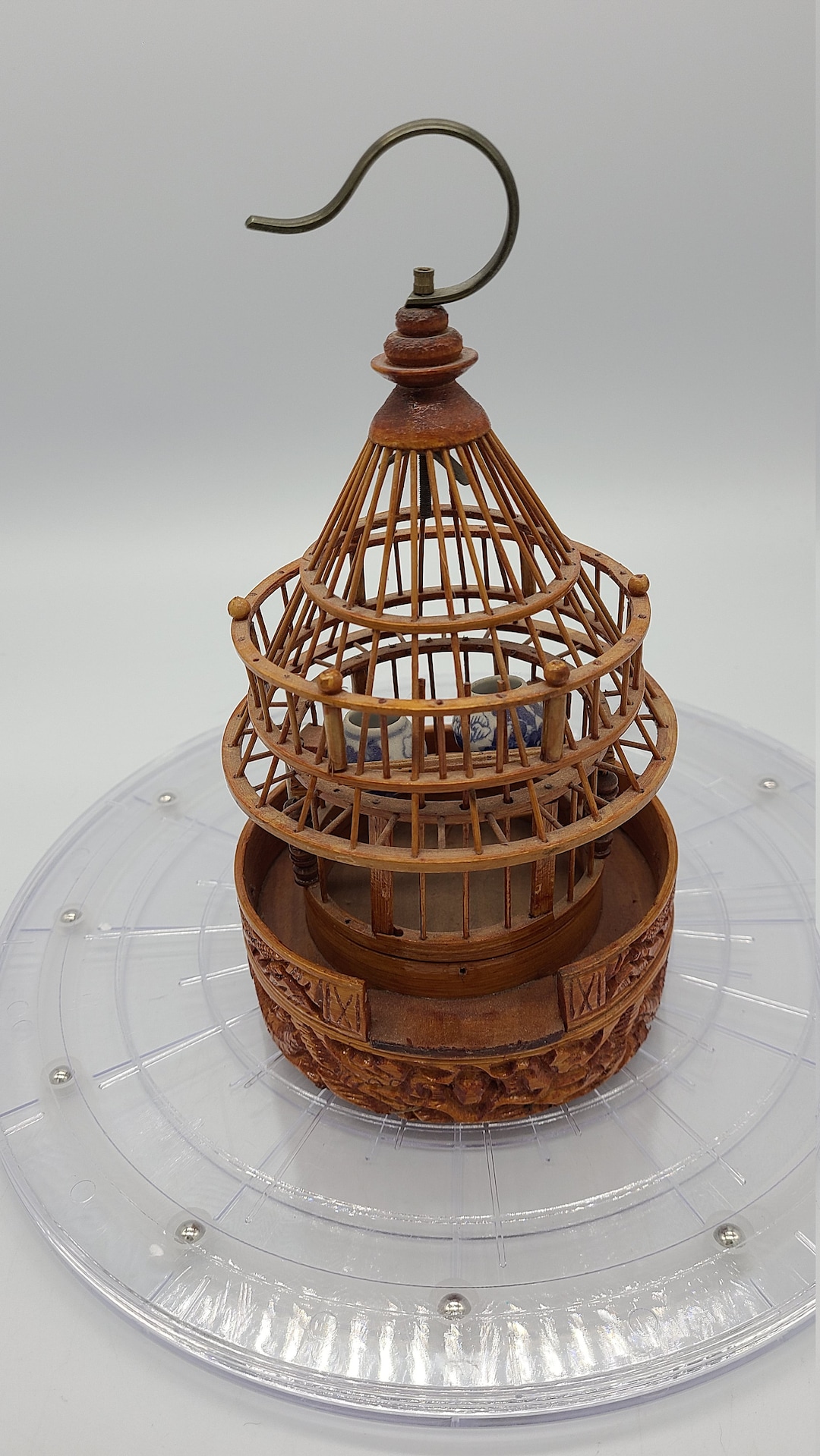 Antique Bamboo Chinese Hand Carved Good Luck Cricket Cage. - Etsy