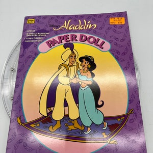 1991 Walt Disney Aladdin Paper Dolls. New Uncut! - Etsy