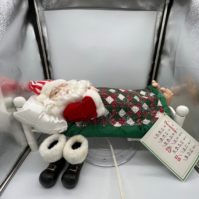 Vintage Snoring Santa - Etsy