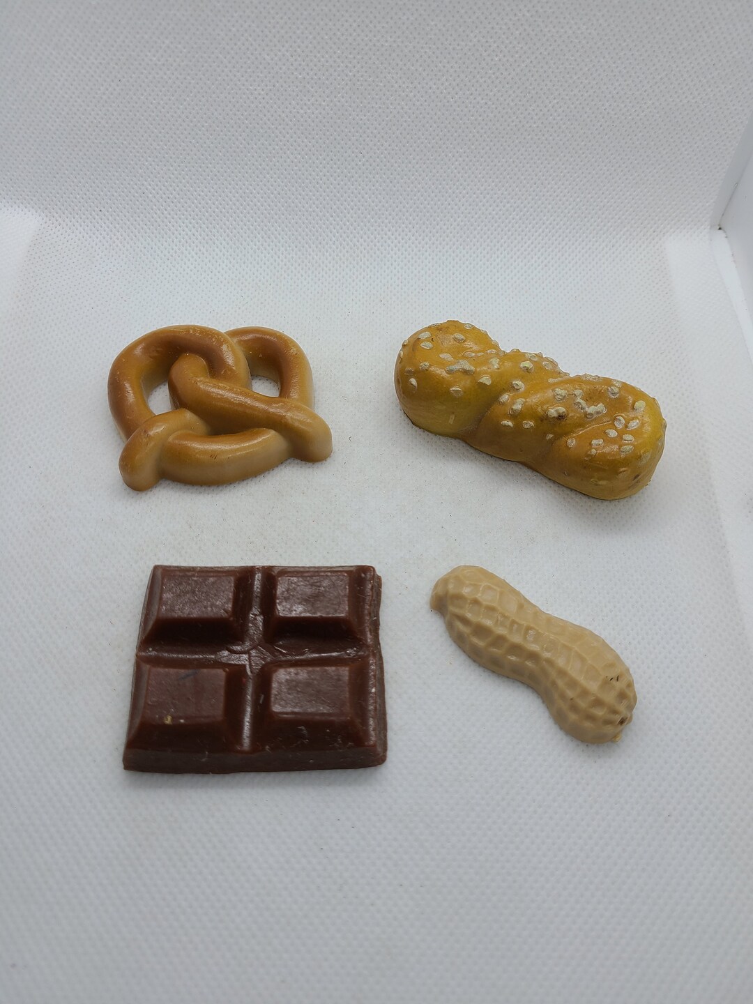 Various Vintage Refrigerator Magnets. Chocolate, Pretzel and Peanut ...