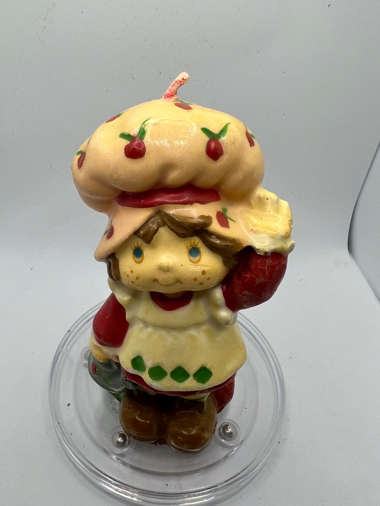 Vintage 3D Strawberry Shortcake Figure Candle. Never Used - Etsy