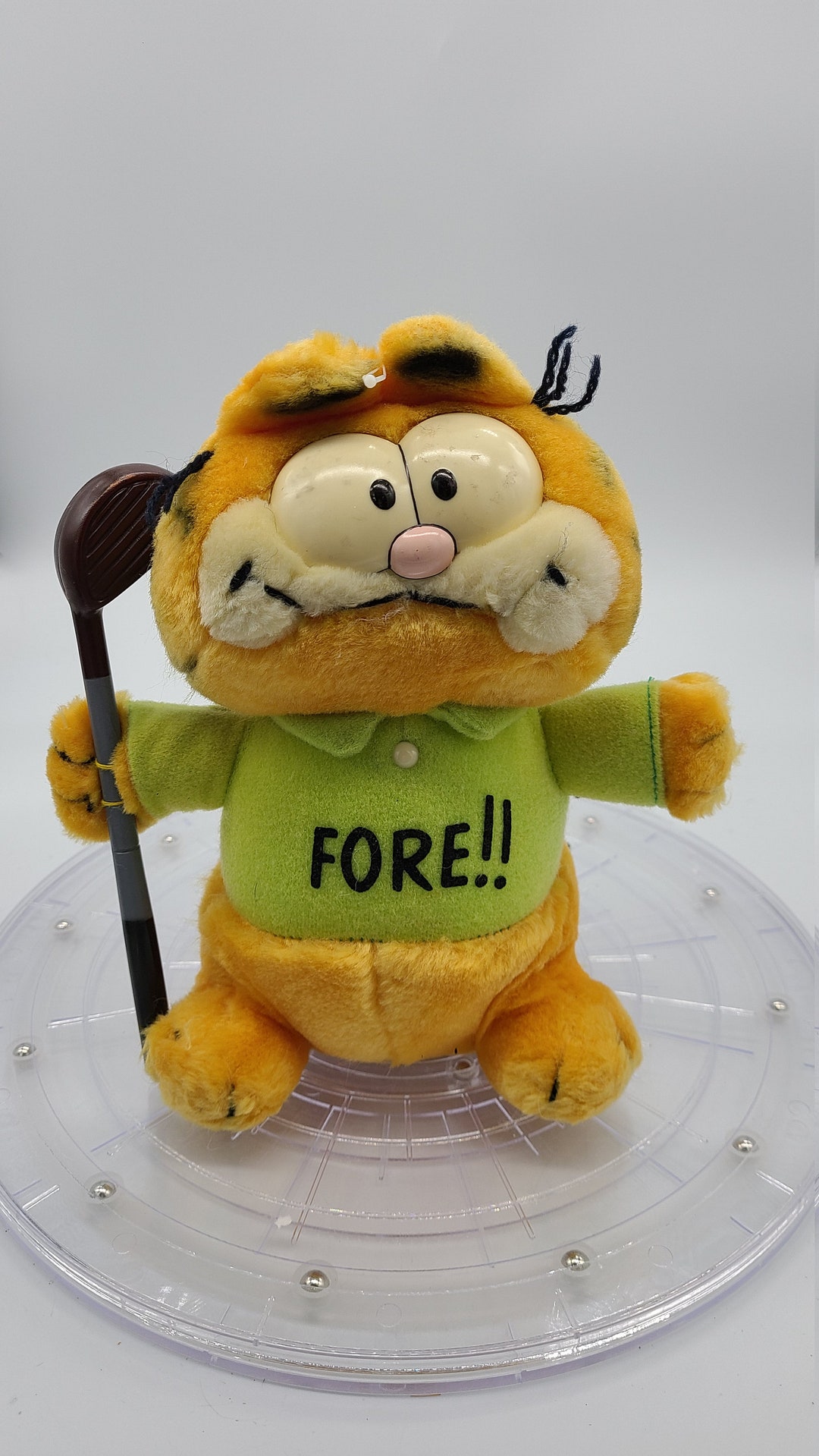 Vintage Dakin 1981 Garfield Golf Themed Plush, Garfield, Golf, Vintage ...