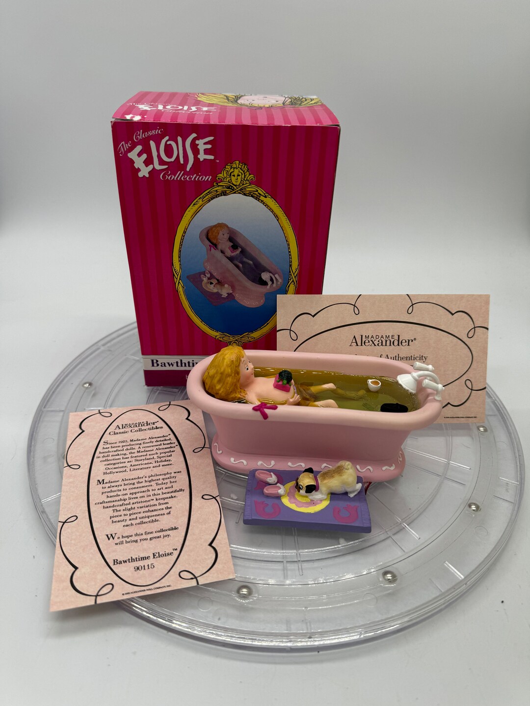 2000 the Classic Eloise Collection Bawthtime Eloise Figurine With Box. - Etsy