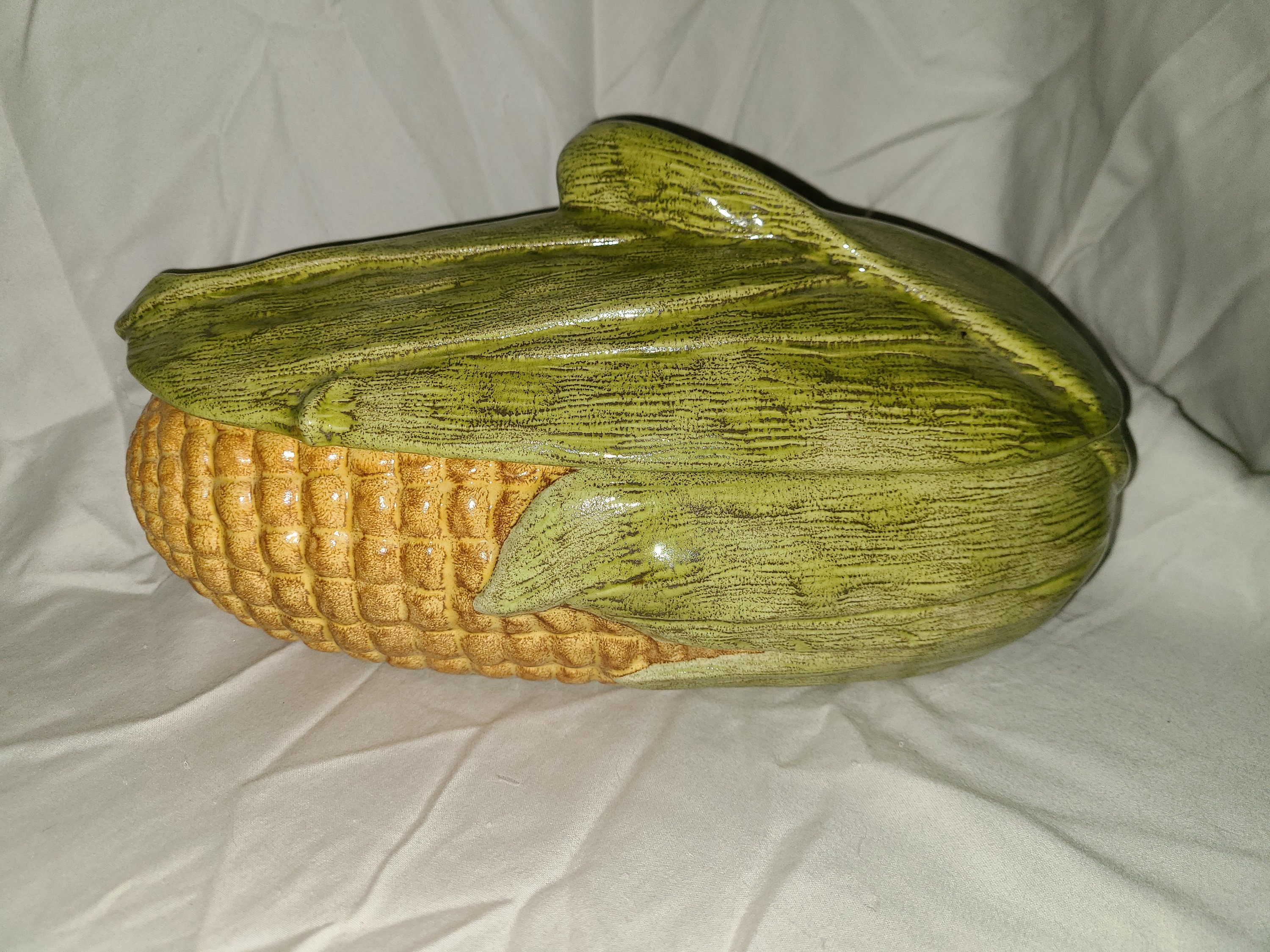 Beautiful Antique Hand Painted Ceramic Corn on the Cob Bowl | Etsy