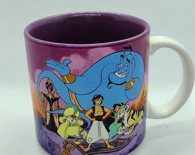 Vintage 1990s Walt Disney's Aladdin Coffee Mug. - Etsy