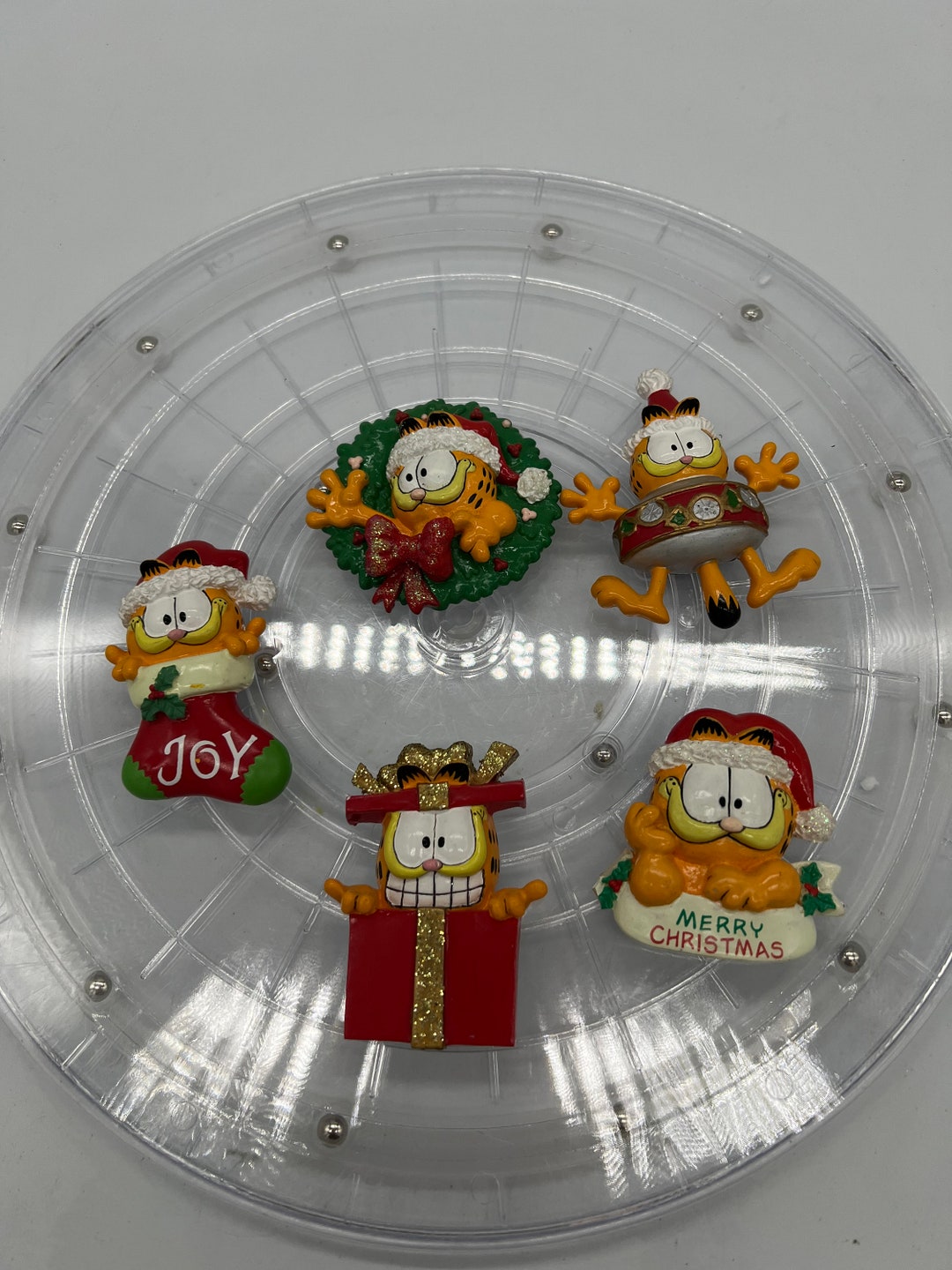 Vintage Garfield 3-D Christmas Refrigerator Magnets. Sold Separately ...